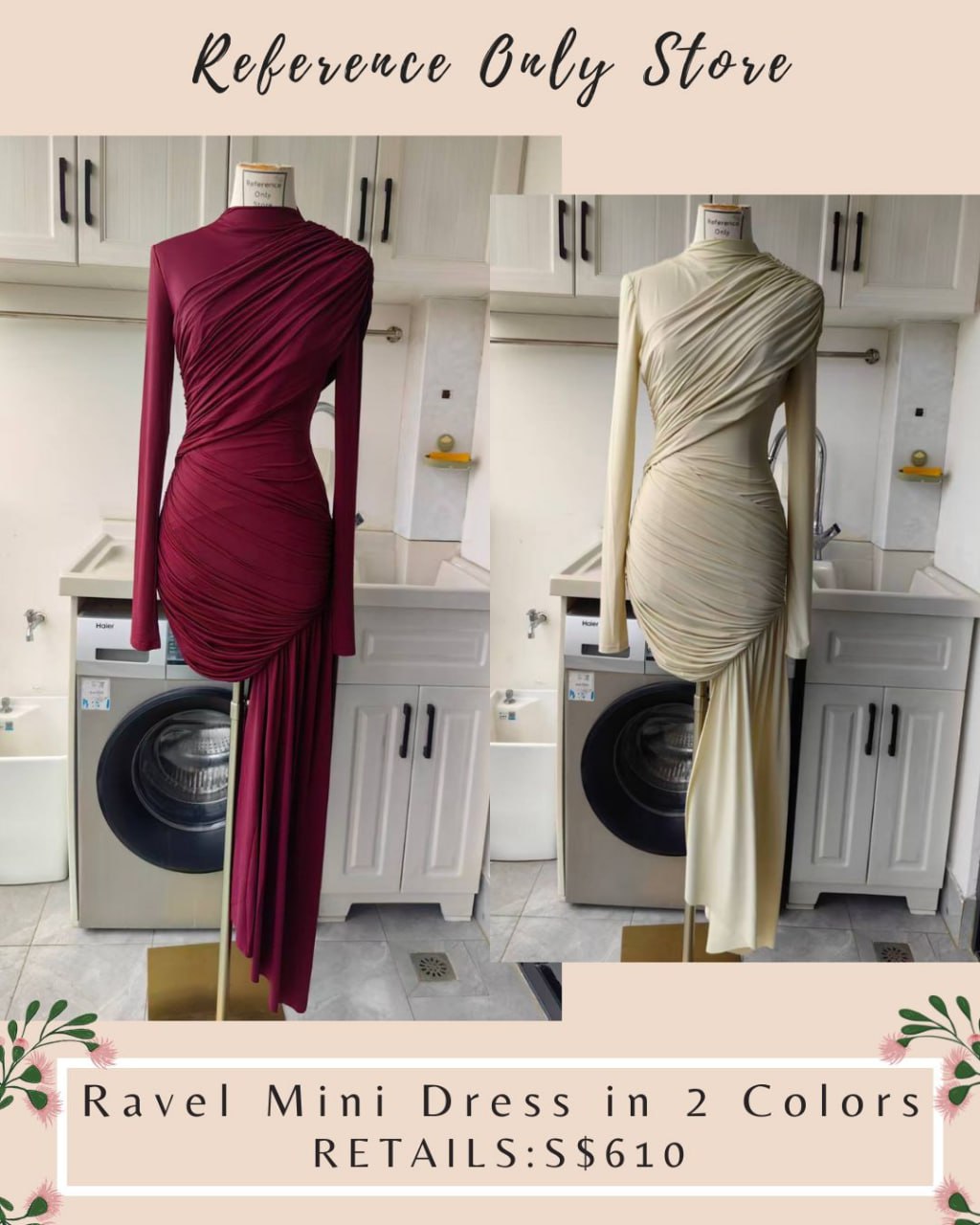 DLV ravel mini dress in 2 colors – For Reference Store